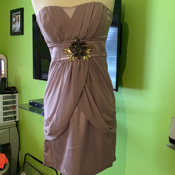 Studio Y | Dresses | Beige Cute Dress | Poshmark